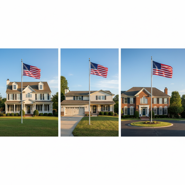 American Flag Size Chart for Residential Homes – FlagStars
